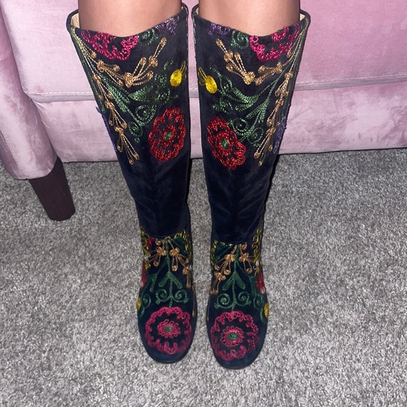 Mavi | Shoes | Embroidered Turkish Boots | Poshmark